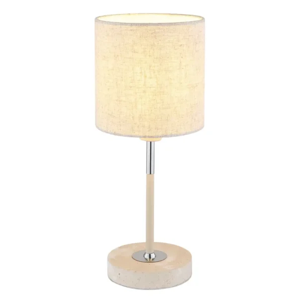 Globo Deleon 15968T | Stona lampa | siva | E14