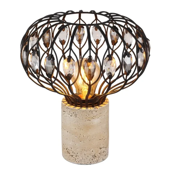 Globo Dorthy 15778T | Stona lampa | siva | E27