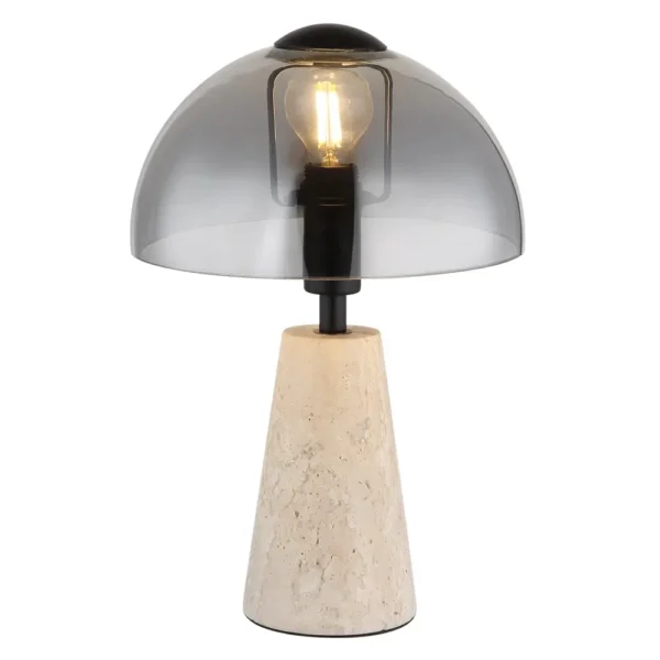 Globo Lars 24202S | Stona lampa | siva | E14