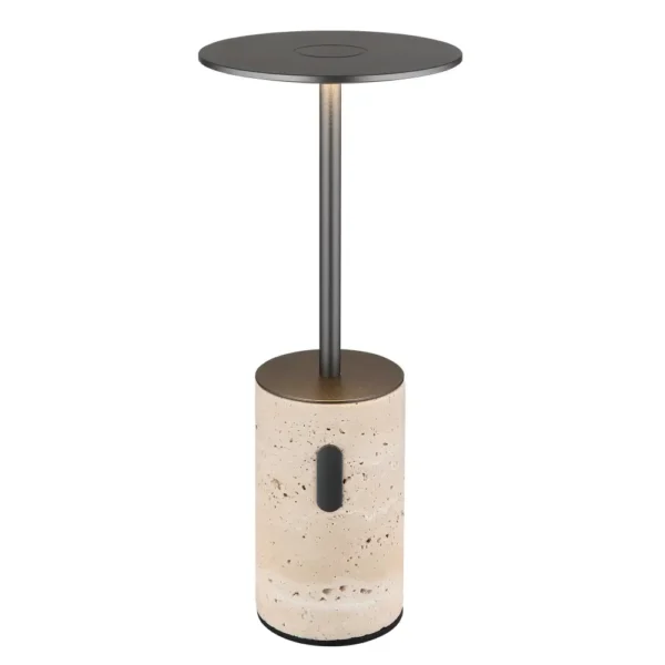 Globo Travertin 21050 | Stona lampa | grafit | LED