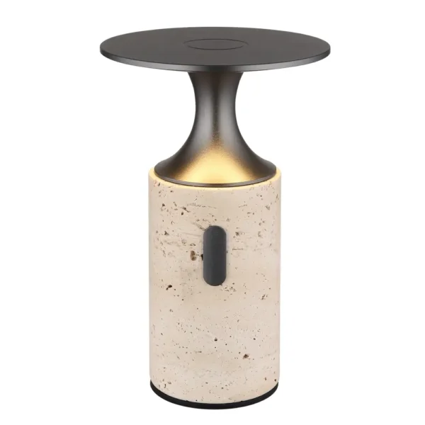 Globo Travertin 21053 | Stona lampa | grafit | LED