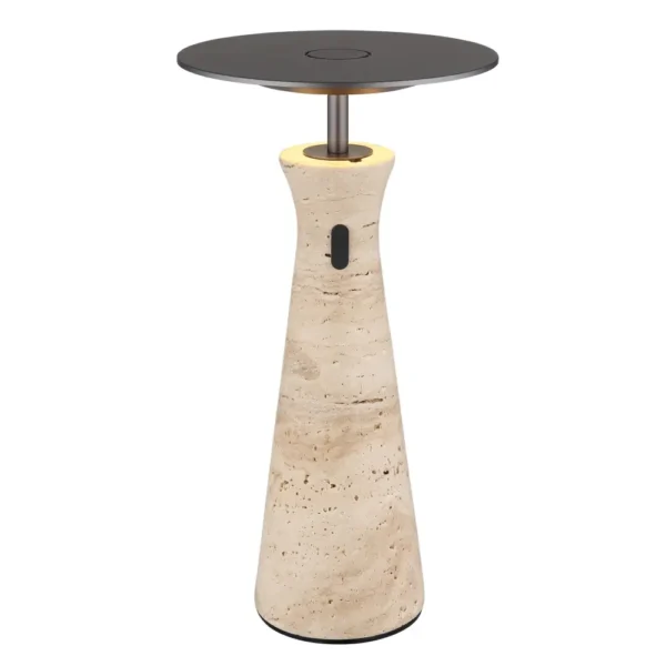 Globo Travertin 21052 | Stona lampa | grafit | LED