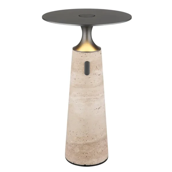 Globo Travertin 21051 | Stona lampa | grafit | LED
