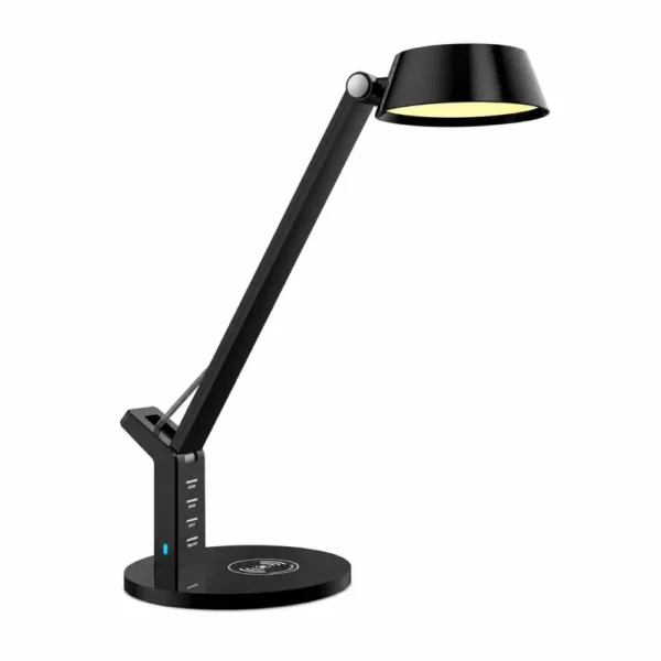 Globo Ursino 58422BDS | Stona lampa | crna | LED