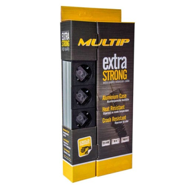 Multip Produžni kabl Multip 1001065 sa 6 utičnica/prekidač/5m