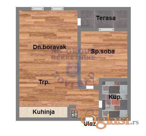 Odličan dvosoban stan u Petrovaradinu