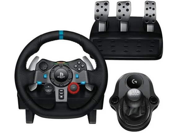 Logitech Volan G29 Racing wheel + Logitech shifter