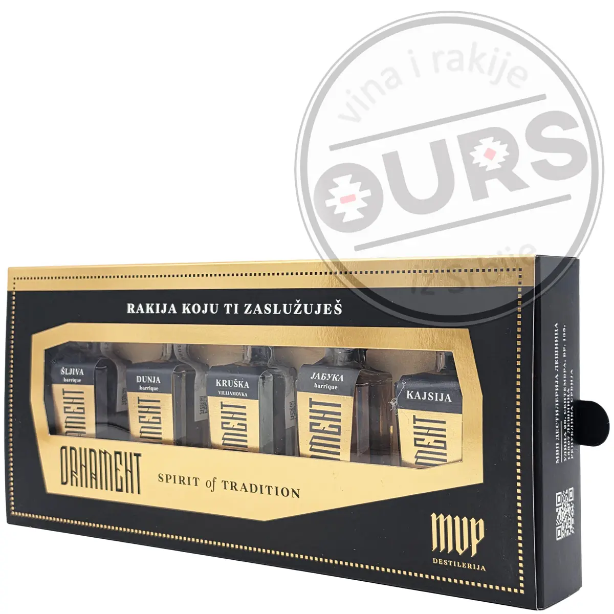Ornament rakija set 5/1 mini 0,055L
