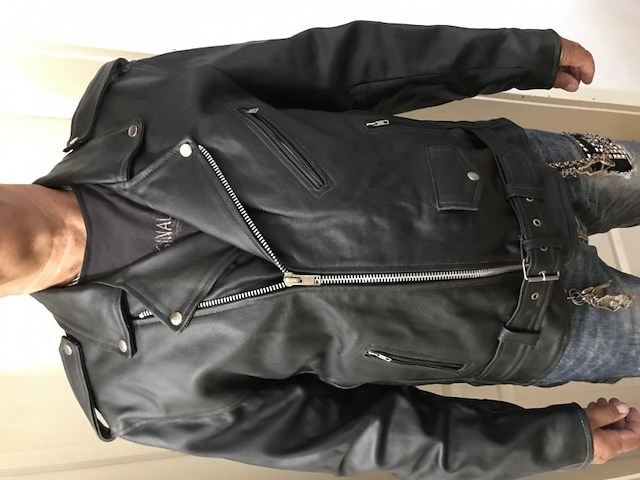 Sexy Punk XXL motorka kozna crne boje
