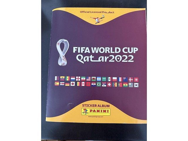 Panini World Cup Qatar 2022 - KOMPLET POPUNJEN