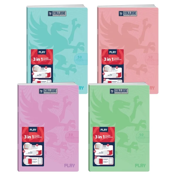 Flex case, folder sveska, A4, 50 listova, College – odaberite linijaturu