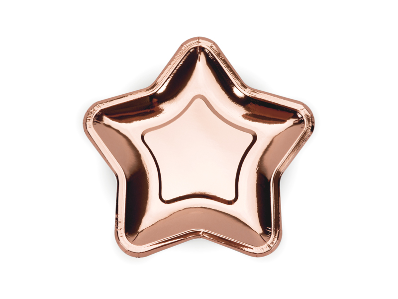 Zvezda rose gold tanjir