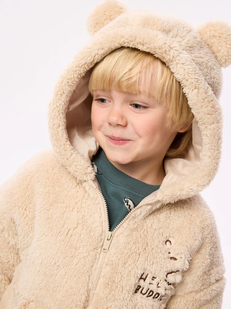 Teddy jakna sa kapuljačom