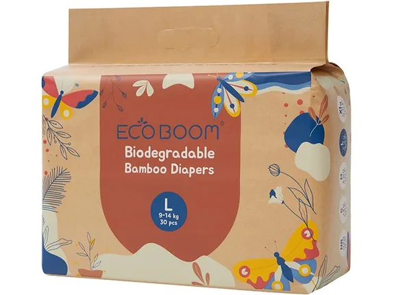 Eco Boom Pelene za bebe biorazgradive Joy L 9-14kg 30kom