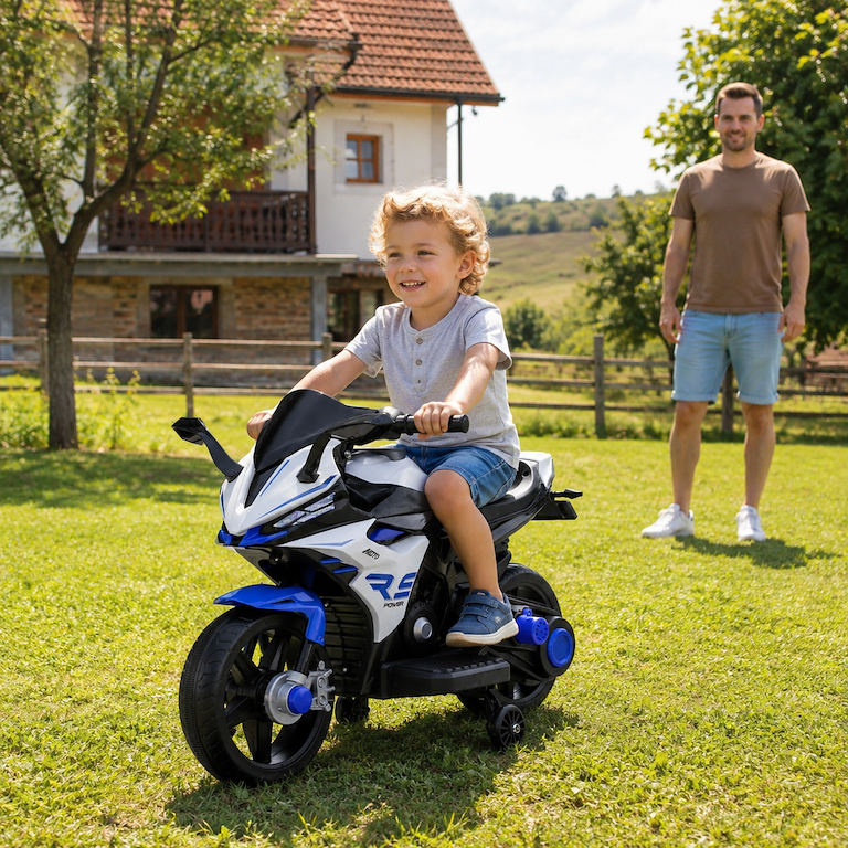Dečiji motor na akumulator 154 plavi