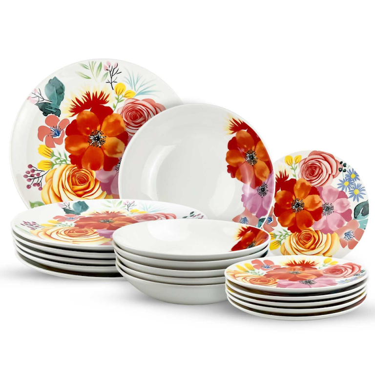 Dimo servis za ručavanje Cvetni porcelan 18/1