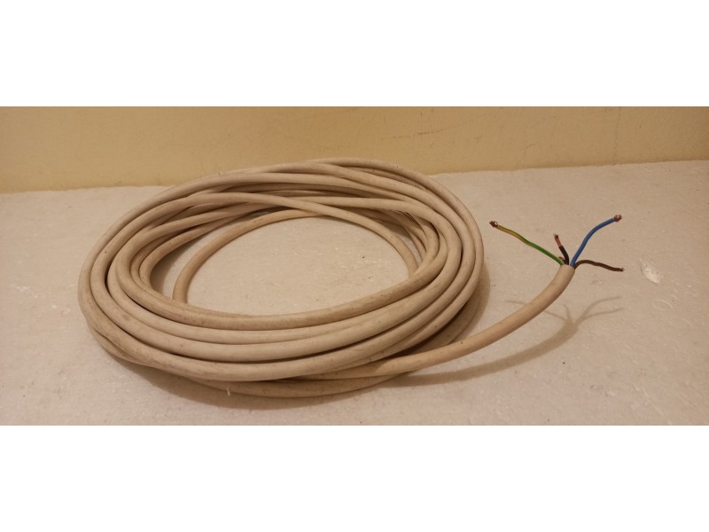 Strujni kabl TROFAZNI 5x1,5 mm 14 metra