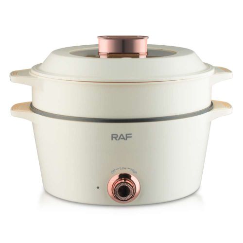 RAF R.5403W ELEKTRIČNI LONAC KRČKO BELI 1300W 5L+2L