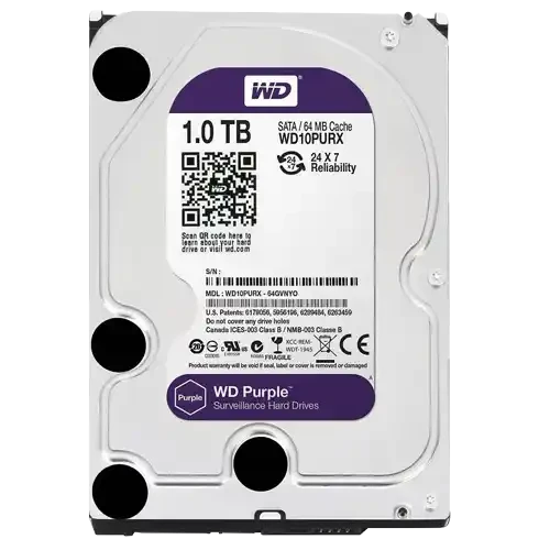 Hard disk 1TB SATA3 Western Digital Caviar 64MB WD10PURZ Purple