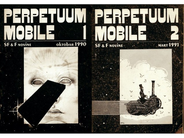 PERPETUUM MOBILE 1-2 (SF fanzin) retko!