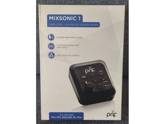 Prif MixSonic 1 - pojačalo i mikseta zvuka za gejming