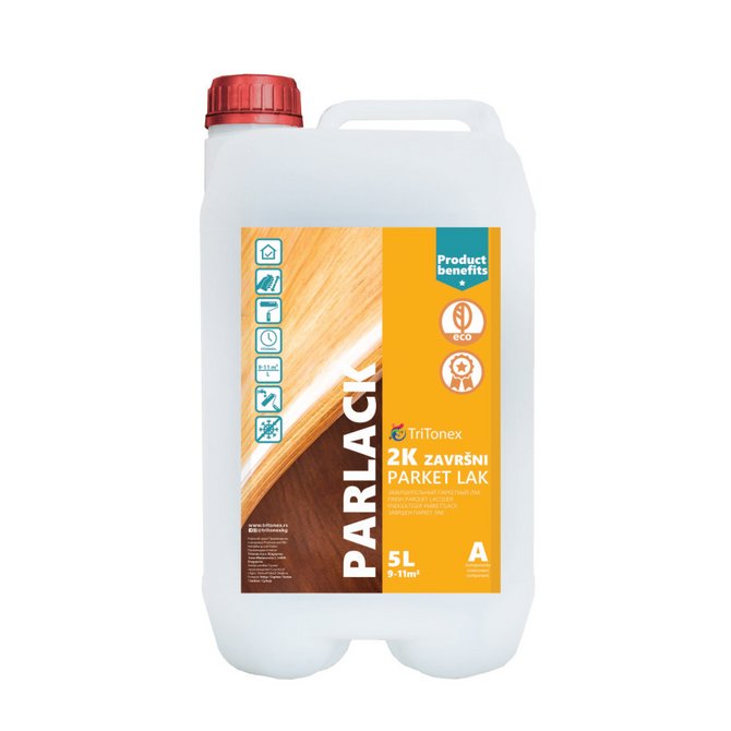 TRITONEX parlack 2K završni parket lak A 5 l polu mat