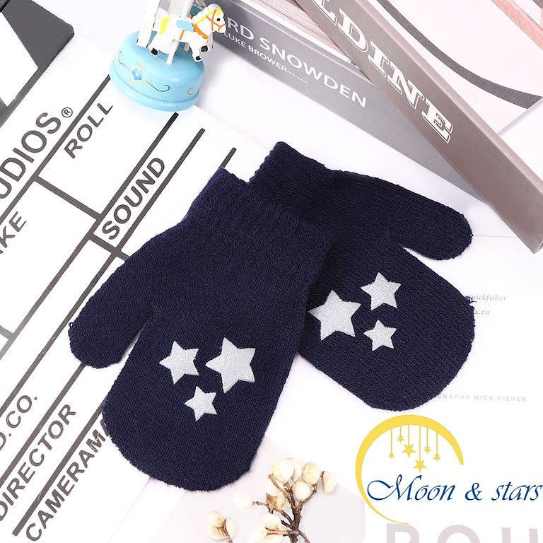 ZIMSKE RUKAVICE 02, MOON & STARS
