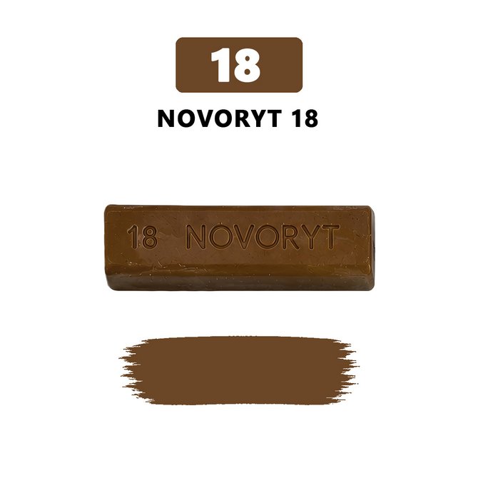 NOVORYT meki vosak tamna bukva 18