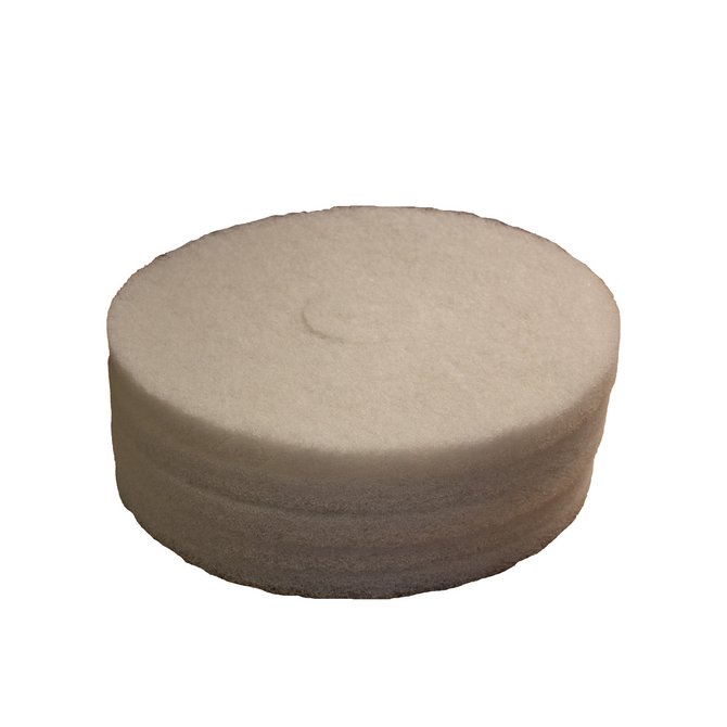 PROLINE filc za poliranje parketa 406 x 20mm beli