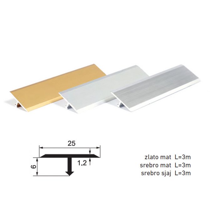 Prelazna podna lajsna 1022 SR