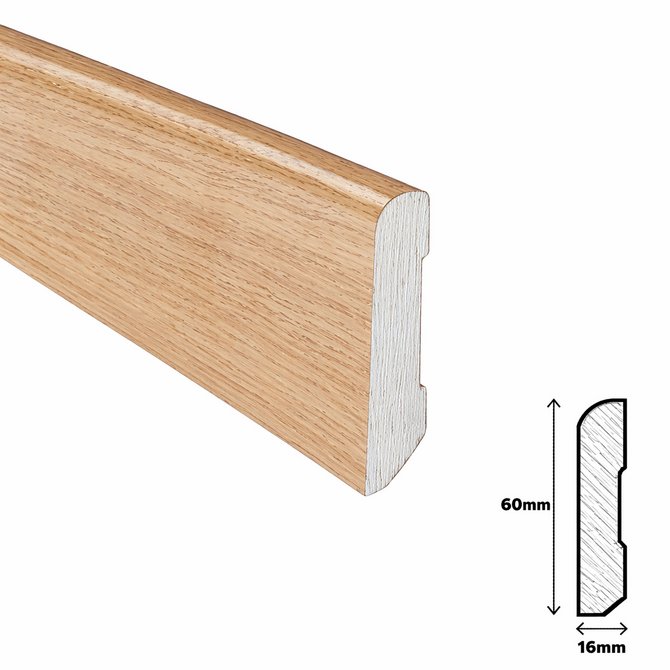 COREX lajsna za parket TCL60x 16 FL MDF furnirana lakirana