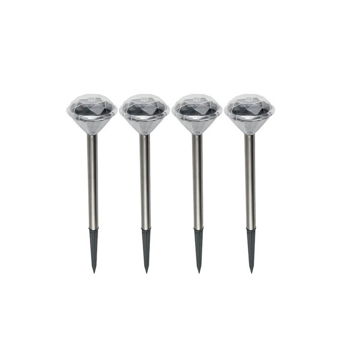 ELEMENTA set solarnih baštenskih lampi MX802/4