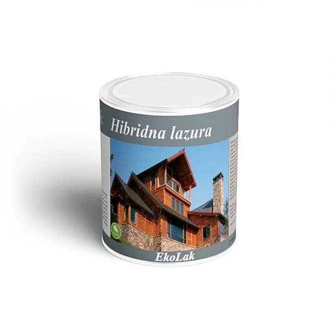 EKOLAK hibridna lazura za drvo 0.75l