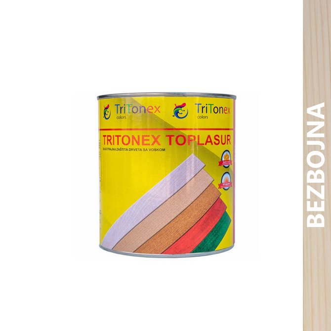 TRITONEX toplasur sadolin 2.5l transparentna