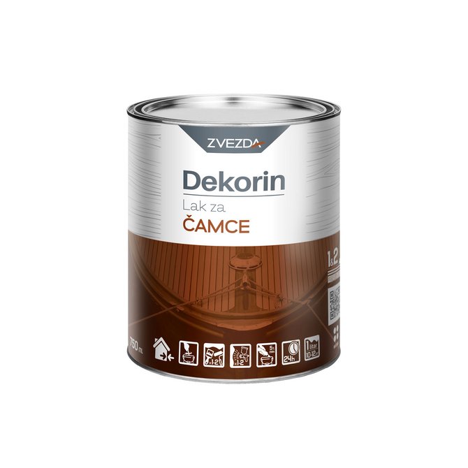 DEKORIN bezbojni lak za čamce 0.75l