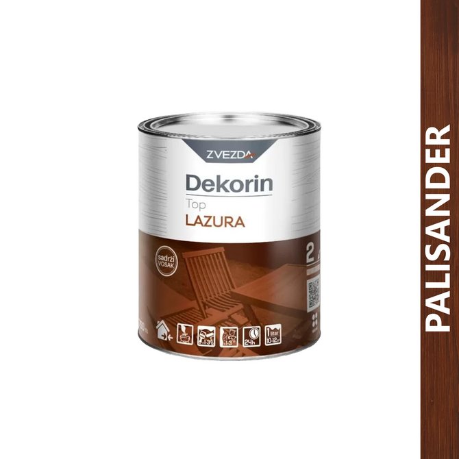 DEKORIN top lazura 0.75l palisander