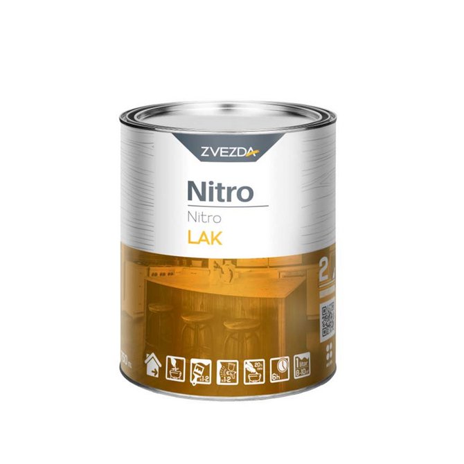 ZVEZDA nitro lak 0.75l polumat