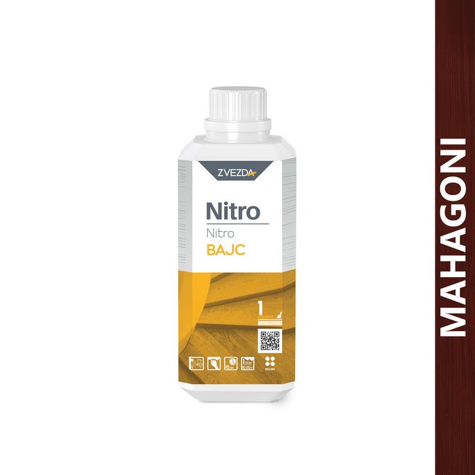 ZVEZDA nitro bajc za drvo mahagoni 1l