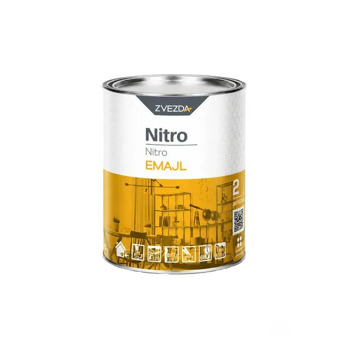 ZVEZDA nitro boja za drvo i metal bela mat 5l