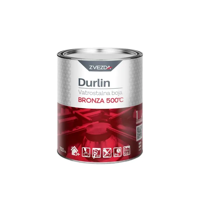 DURLIN vatrostalna boja 0.75l bronza