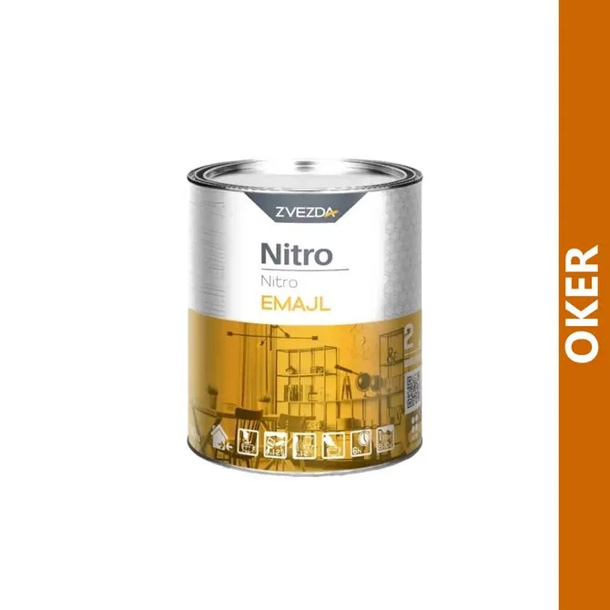 ZVEZDA nitro boja za drvo i metal oker 0.75l