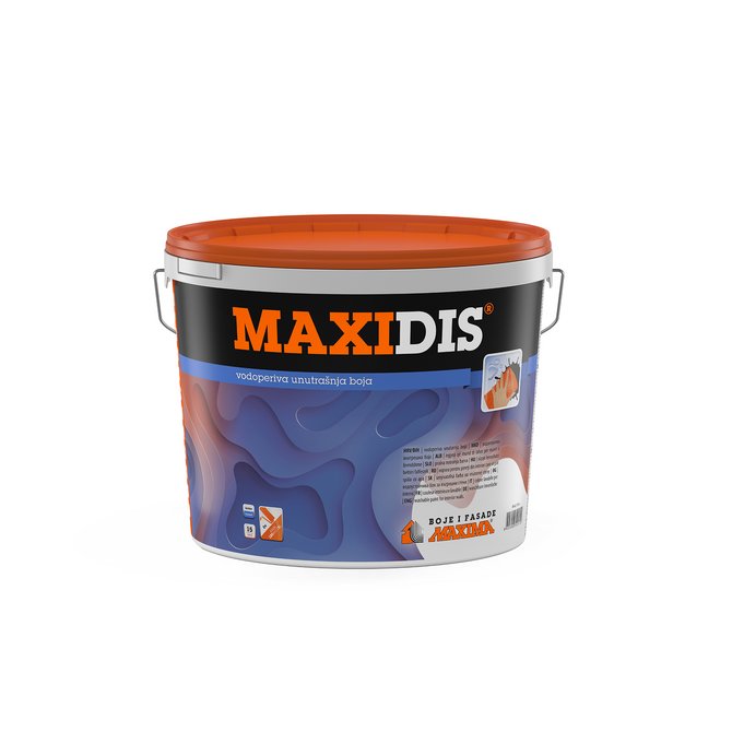 MAXIMA maxidis vodoperiva boja za zidove 15l