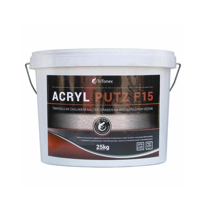 TRITONEX F15 akrilni zaštitno- dekorativni malter 25kg 1.5mm
