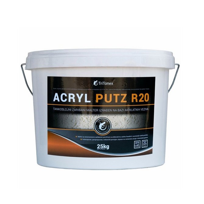 TRITONEX R20 akrilni zaštitno- dekorativni malter 25kg 2 mm