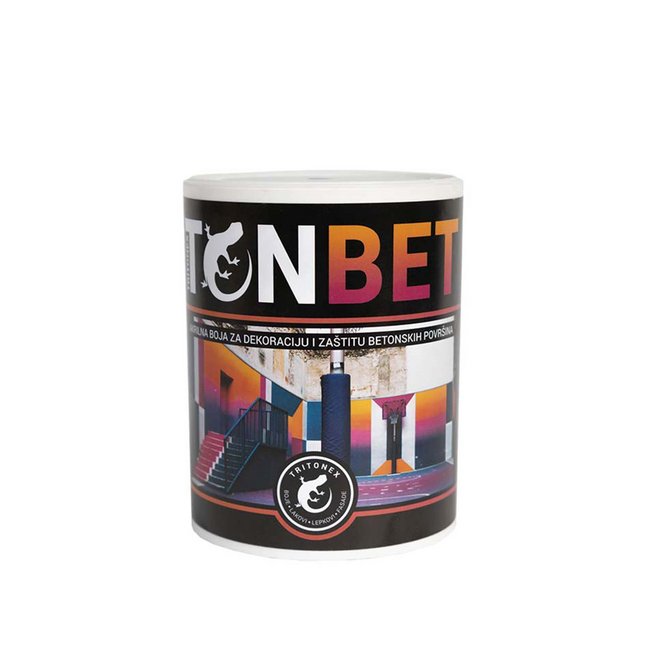 TONBET boja za beton siva 0.65l