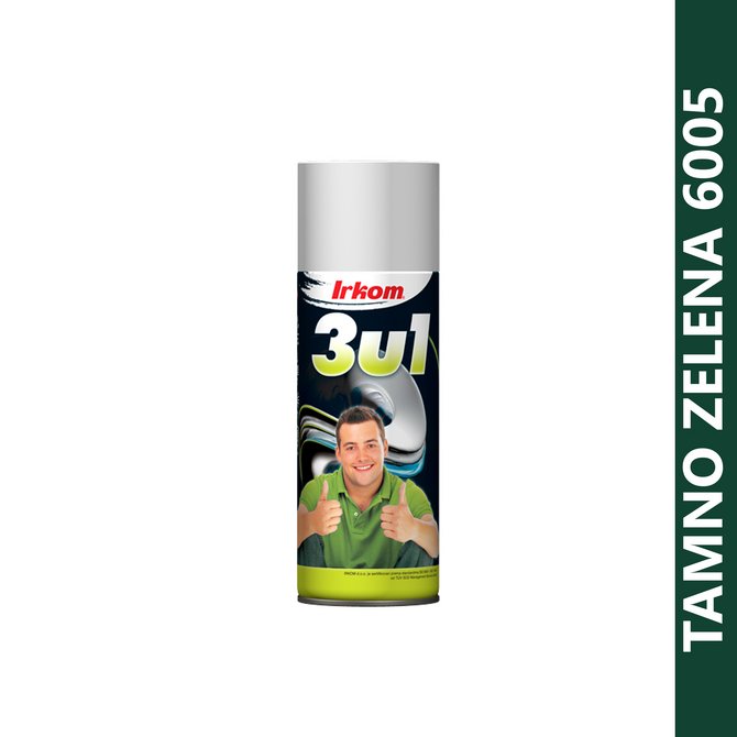 IRKOM 3 u 1 sprej tamno zelena 6005