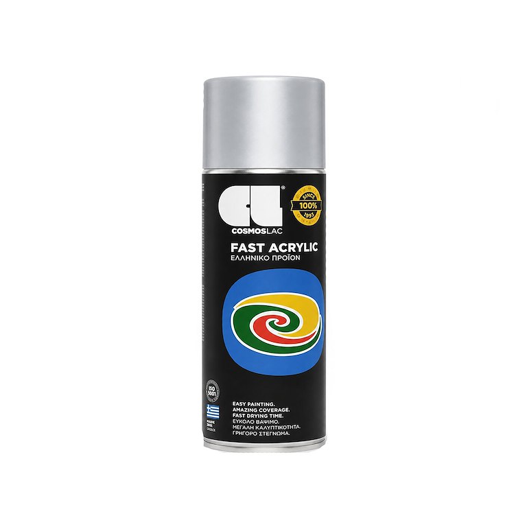 COSMOSLAC sprej za drvo i metal 400ml srebrni