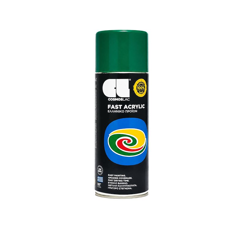 COSMOSLAC sprej za drvo i metal 400ml RAL6005