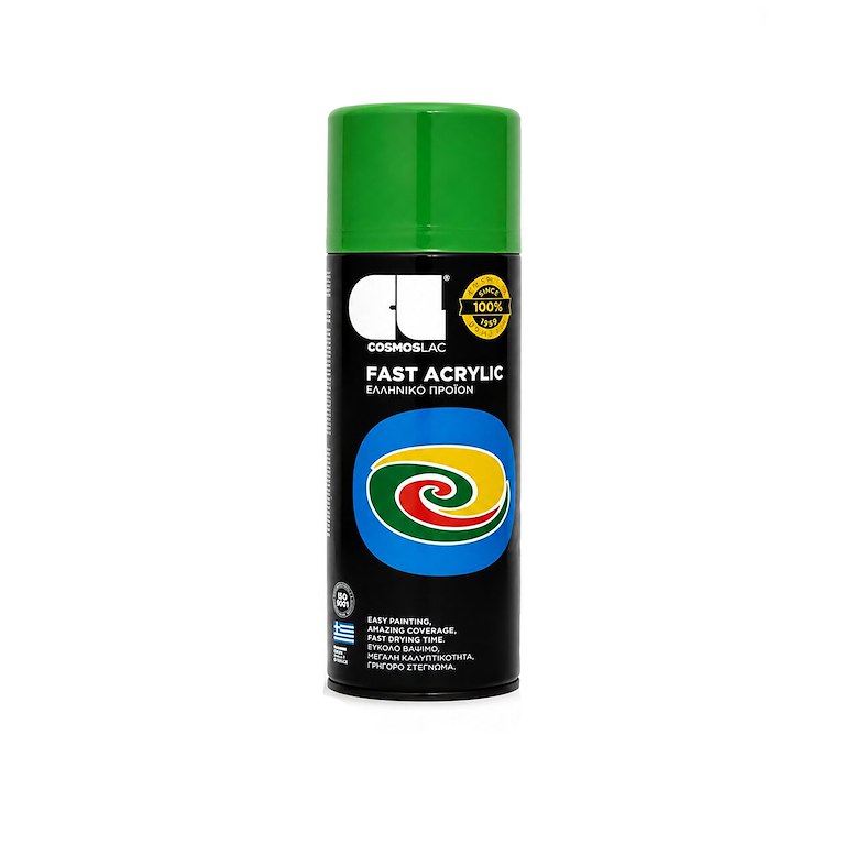 COSMOSLAC sprej za drvo i metal 400ml RAL6002
