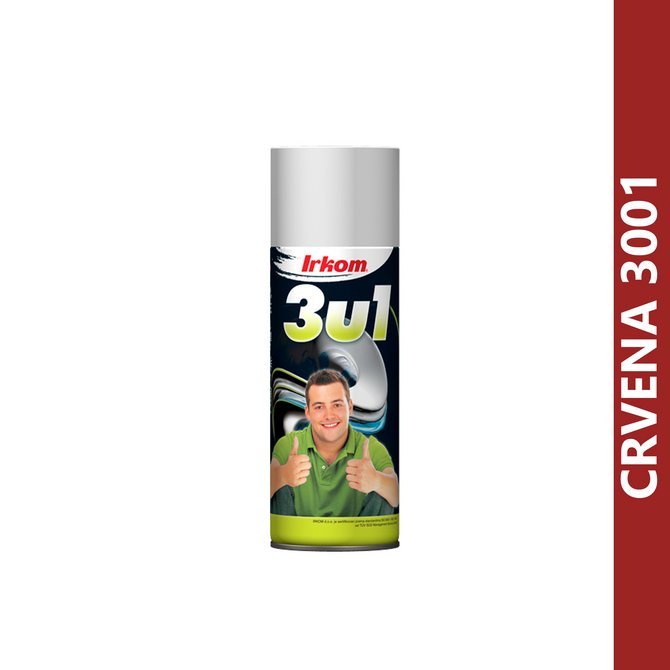 IRKOM 3 u 1 sprej crvena 3001